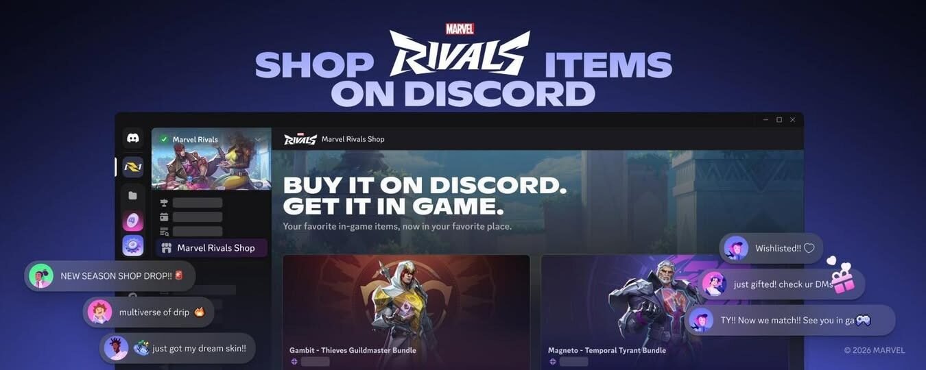 Marvel Rivals New Discord Shop Feature is Officially Live - Phrasemaker